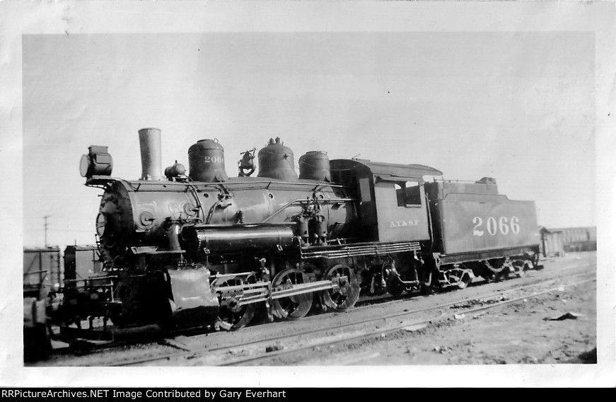 ATSF 0-6-0 #2066 - Atchison Topeka & Santa Fe